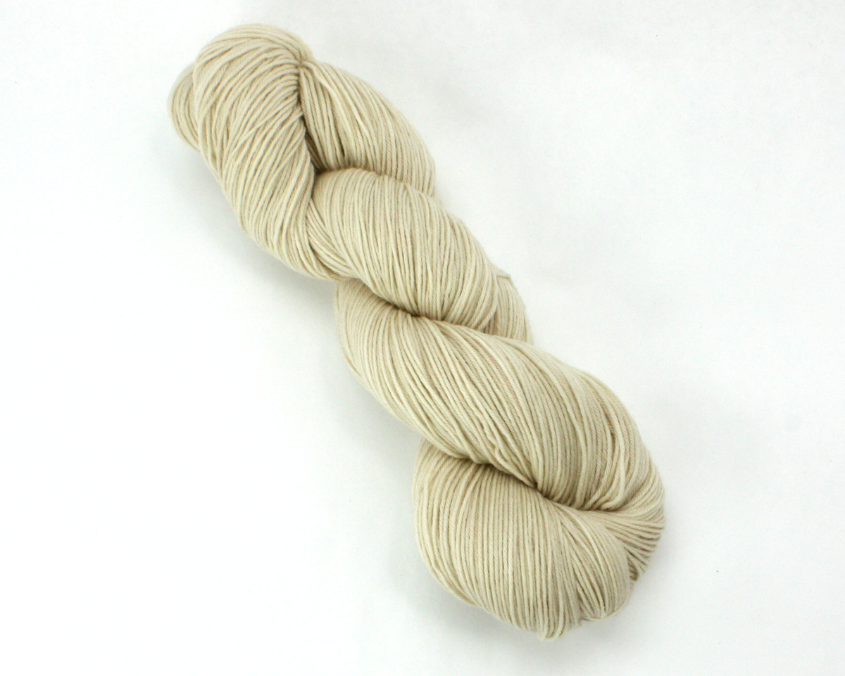 Oatmeal—Hand-Dyed Yarn (fingering, dk, worsted and bulky weight ...