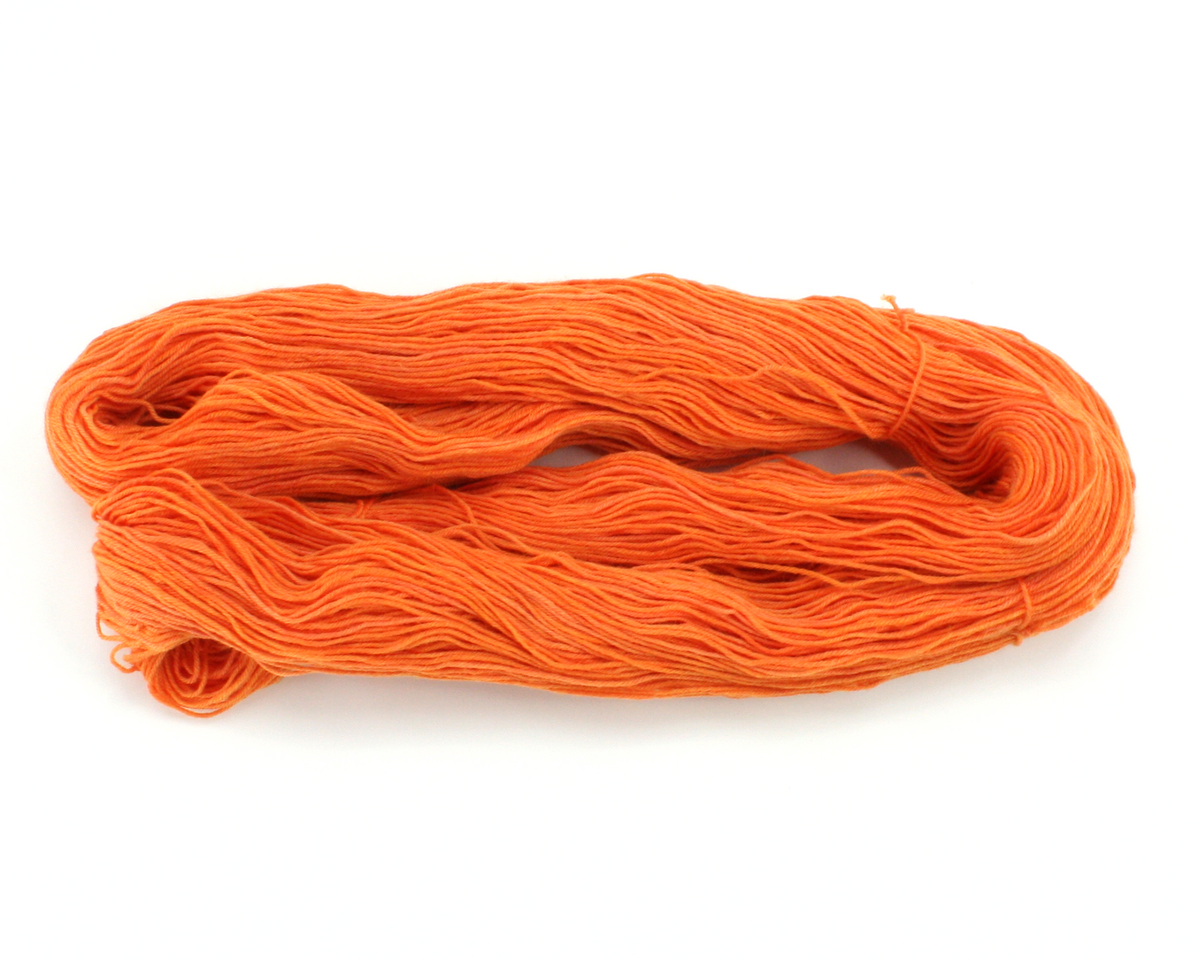 Rainbow Orange—Hand-Dyed Yarn (fingering, dk, worsted and bulky weight ...