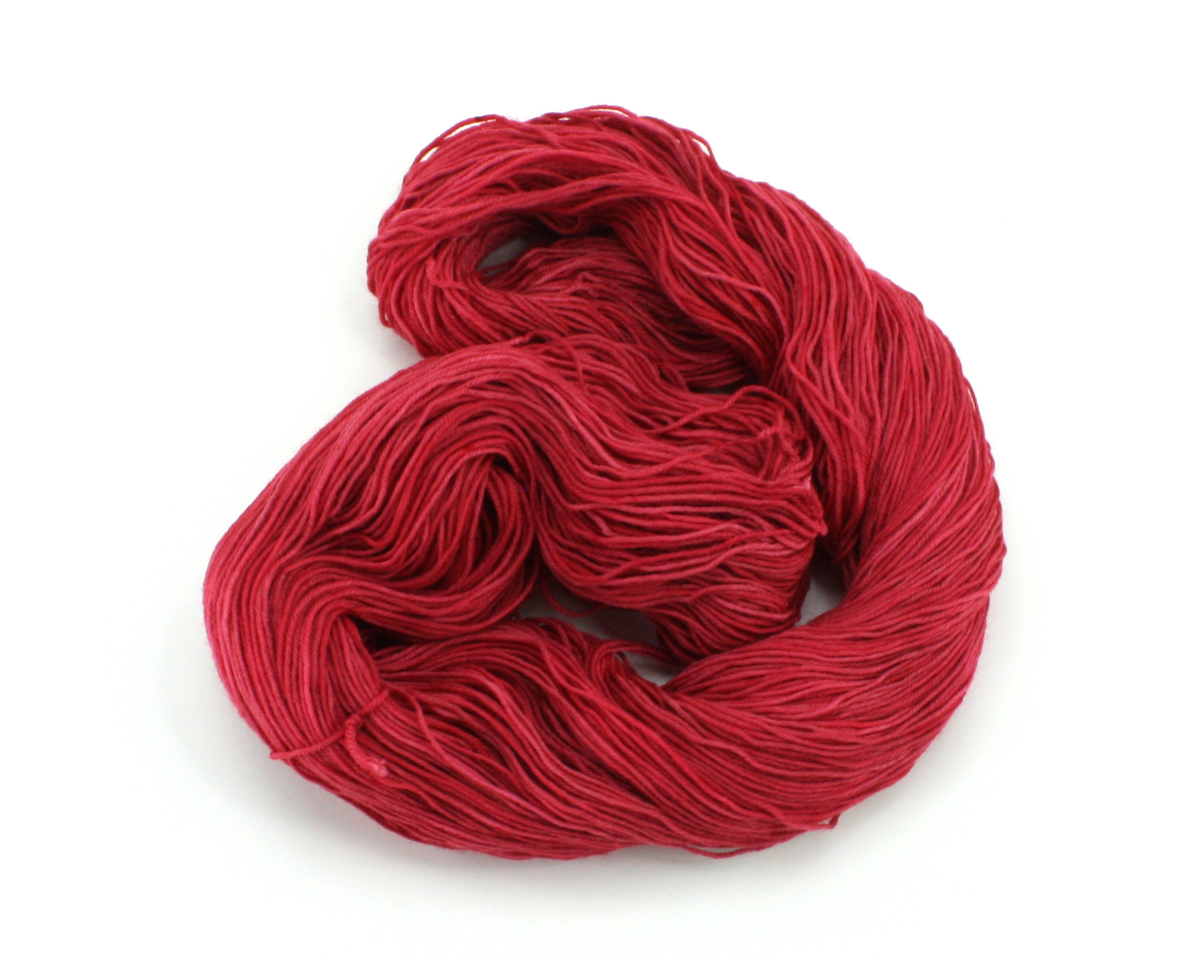 Rusty Red—Hand-Dyed Yarn (fingering, dk, worsted and bulky weight yarn ...